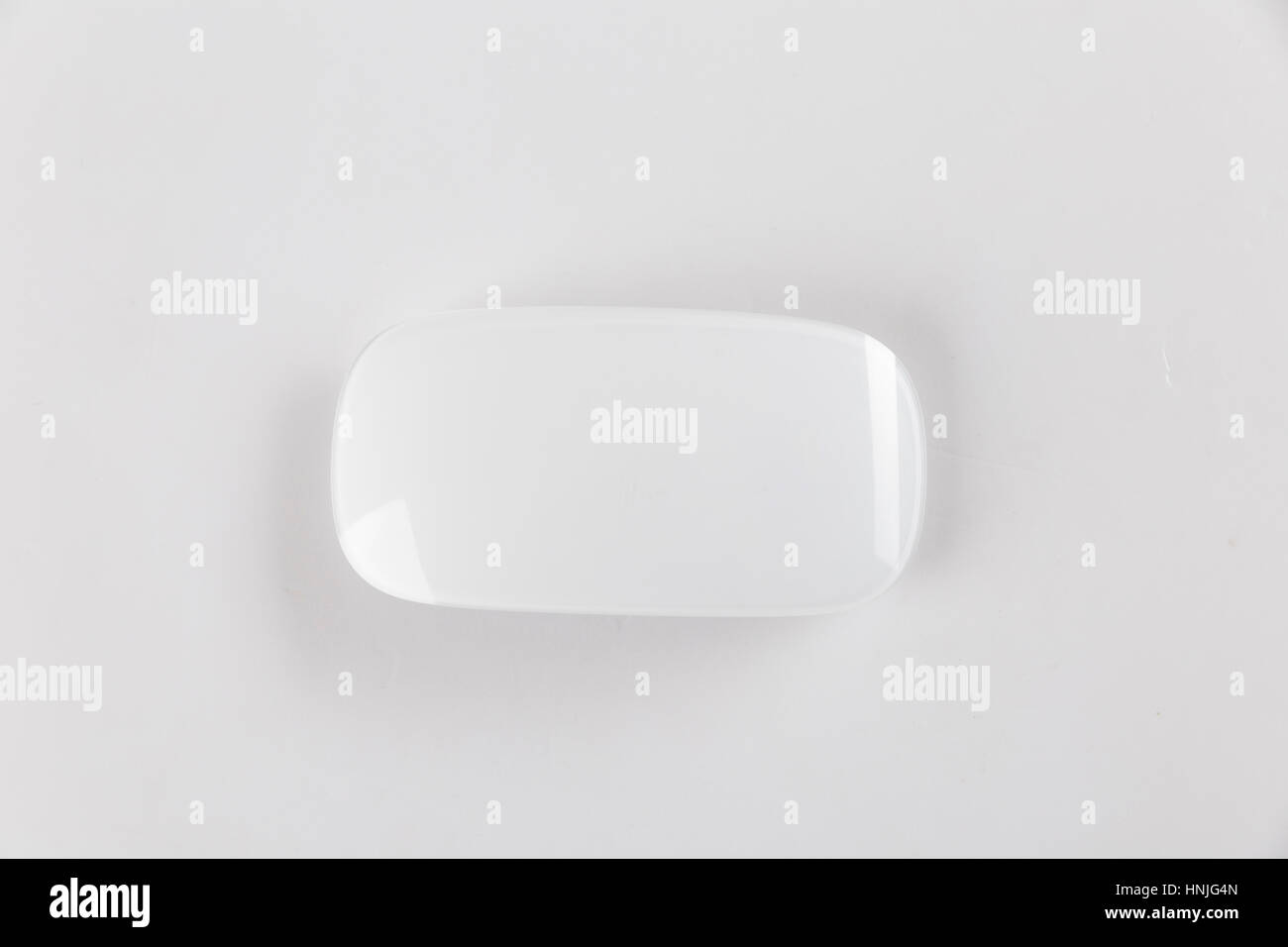 white computer mouse on white background Stock Photo - Alamy