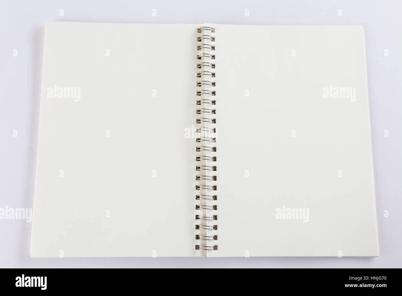 notepad notebook on white background Stock Photo - Alamy