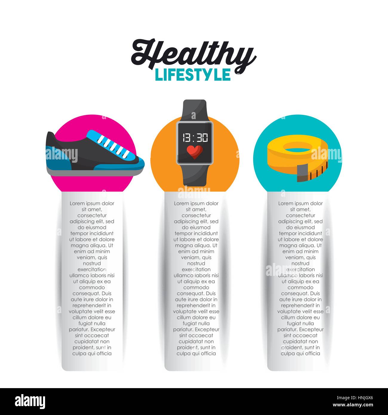 Infographic presentation healthy lifestyle concept hi-res stock ...