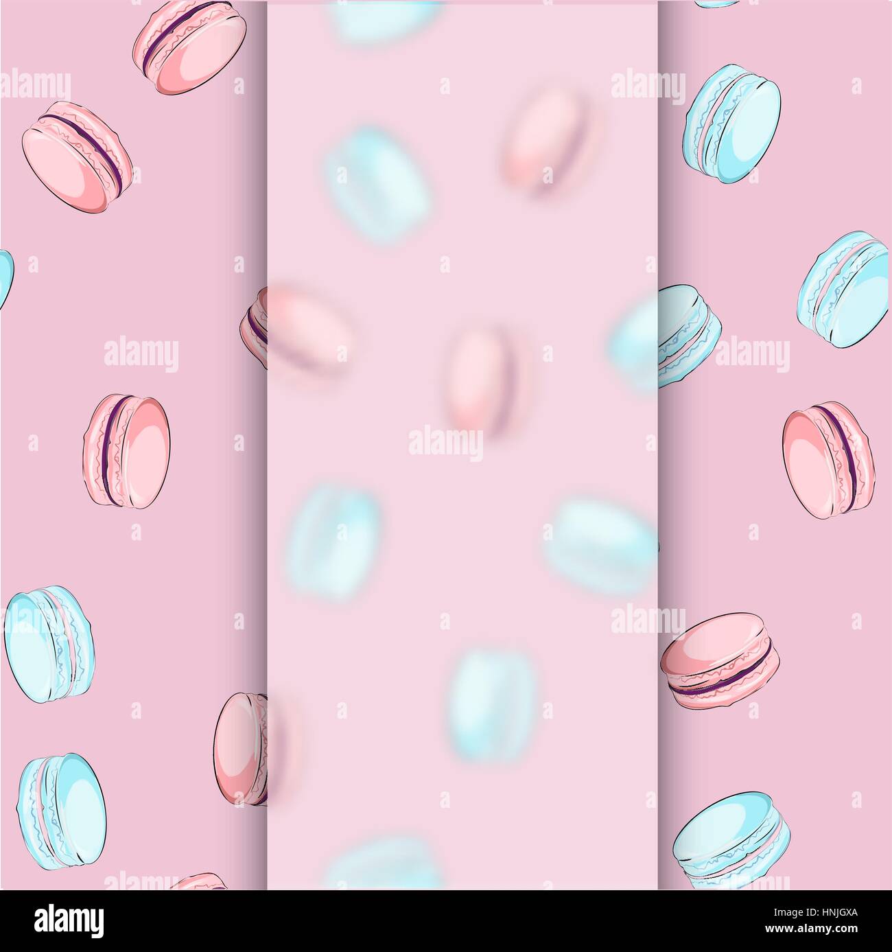 Chocolate macaron Stock Vector Images - Alamy