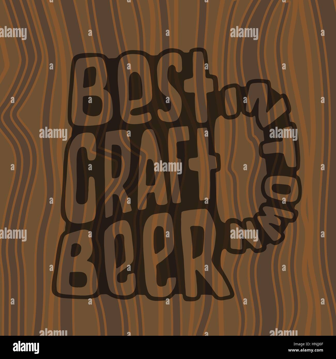 Hand drawn handmade monochrome lettering on wood texture. Text Best ...