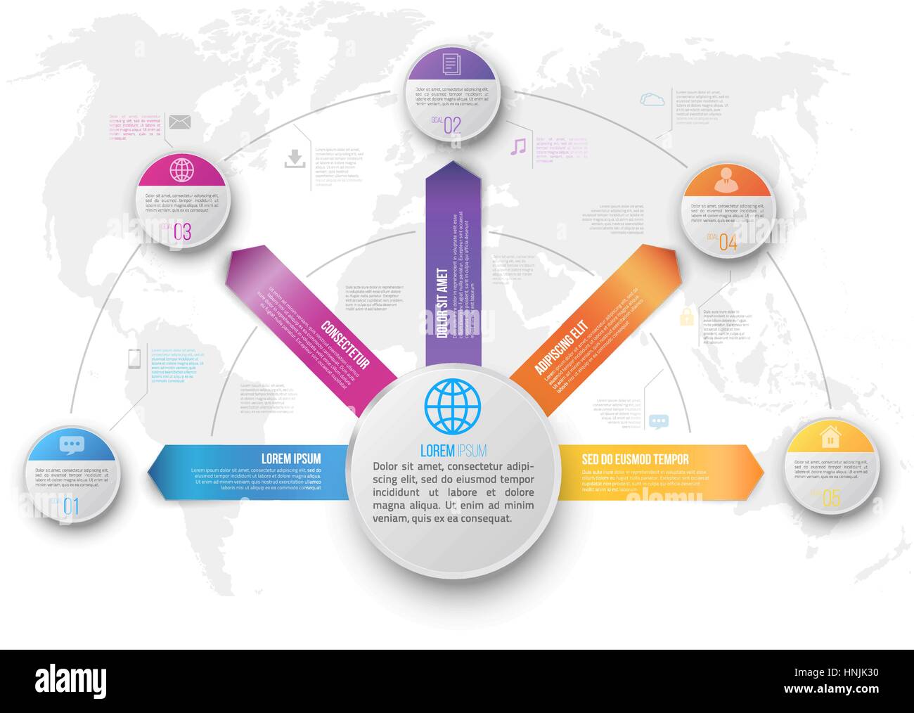 Infographic arrows hi-res stock photography and images - Alamy