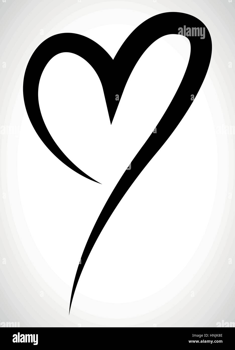 Heart Shape Illustration for creative use in graphic design Stock ...