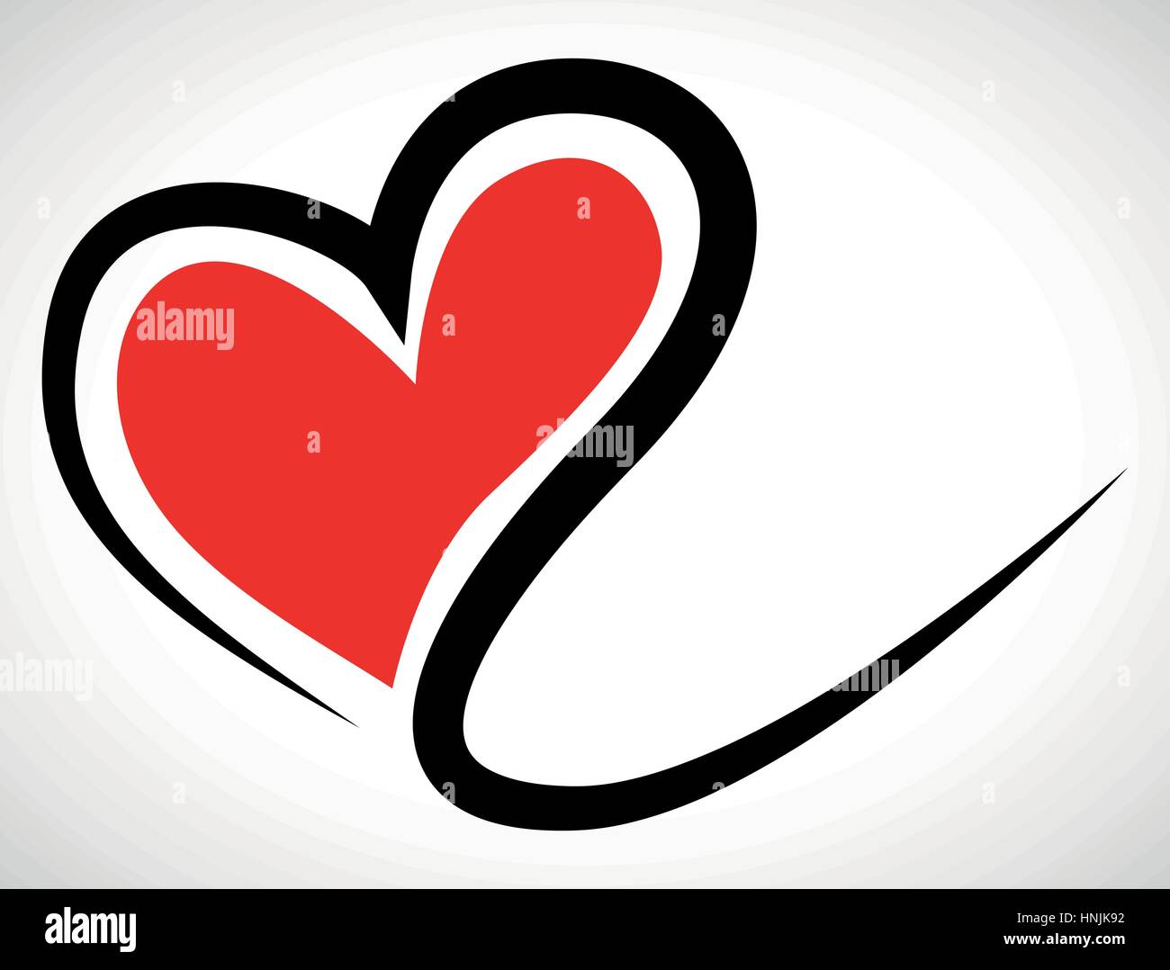 Heart Shape Illustration for creative use in graphic design Stock ...