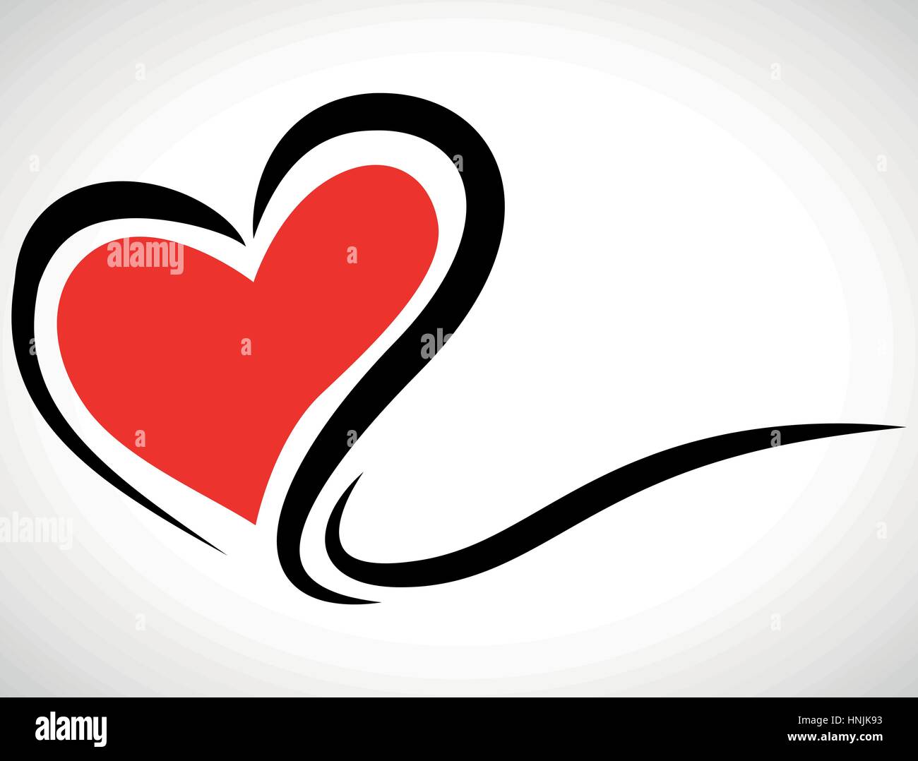 Heart Shape Illustration for creative use in graphic design Stock ...