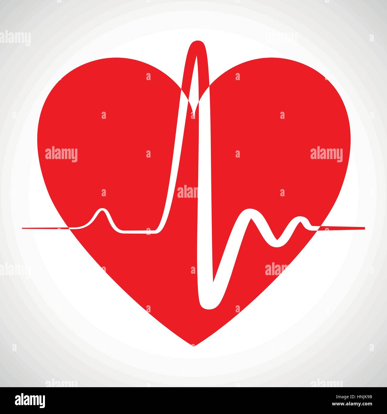 Heartbeat Shape Illustration for creative use in graphic design Stock ...