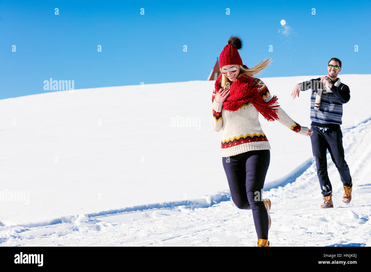 Middle aged couple walk down hi-res stock photography and images - Alamy
