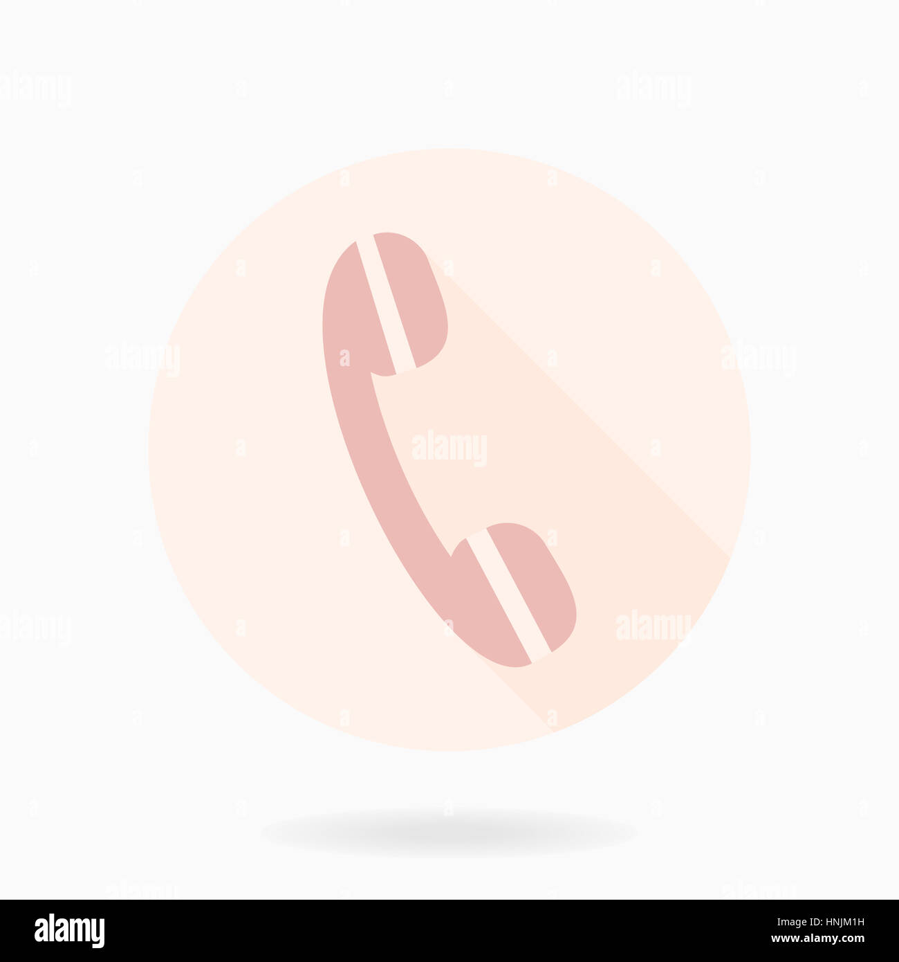 Pink Phone Icon