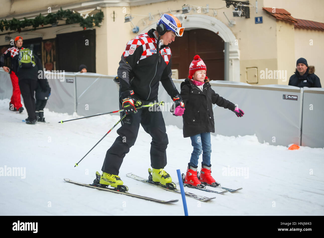 Kids skis hi-res stock photography and images - Alamy