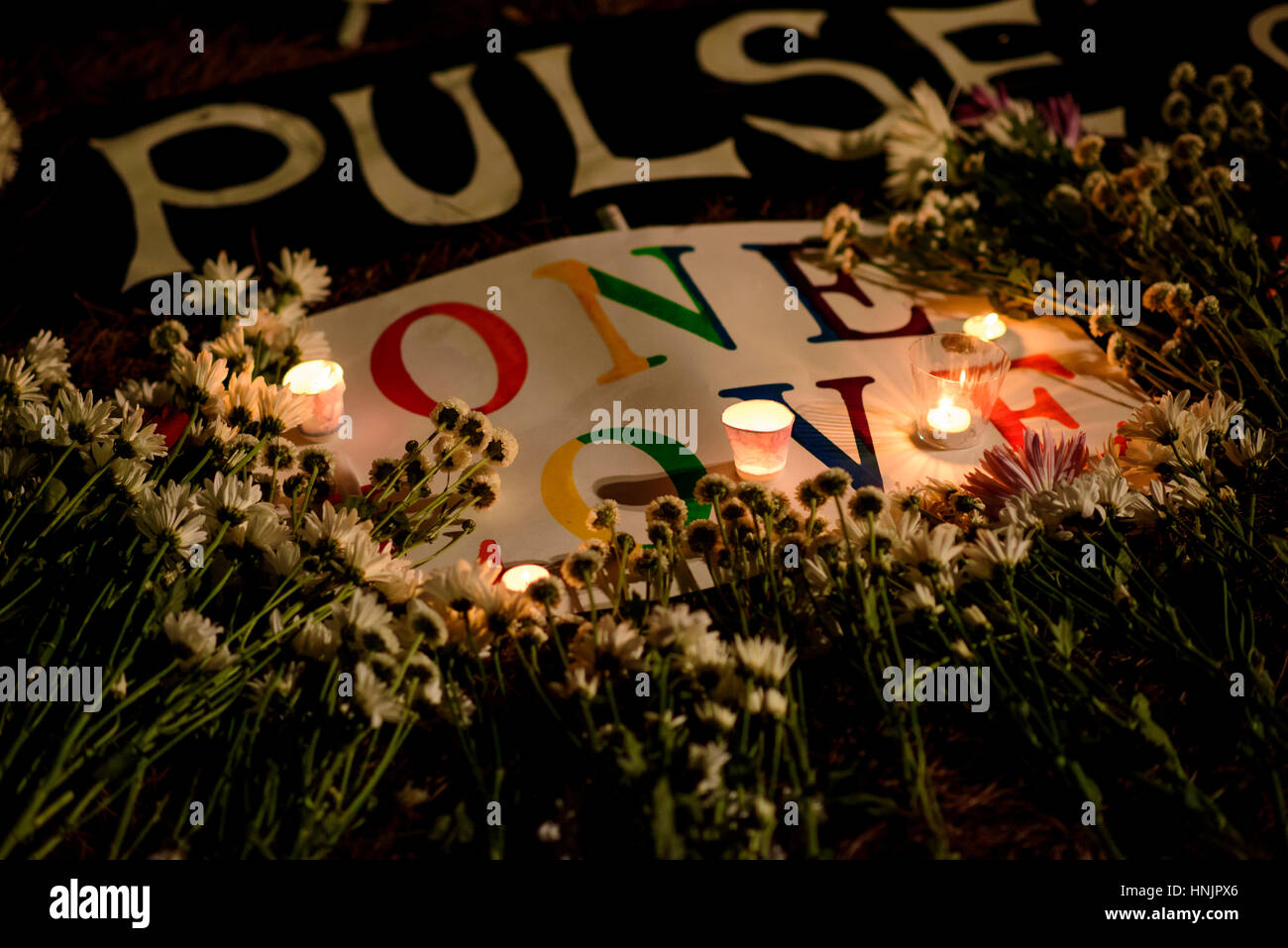 A Candlelight Vigil honored the victims of the Pulse nightclub shooting ...