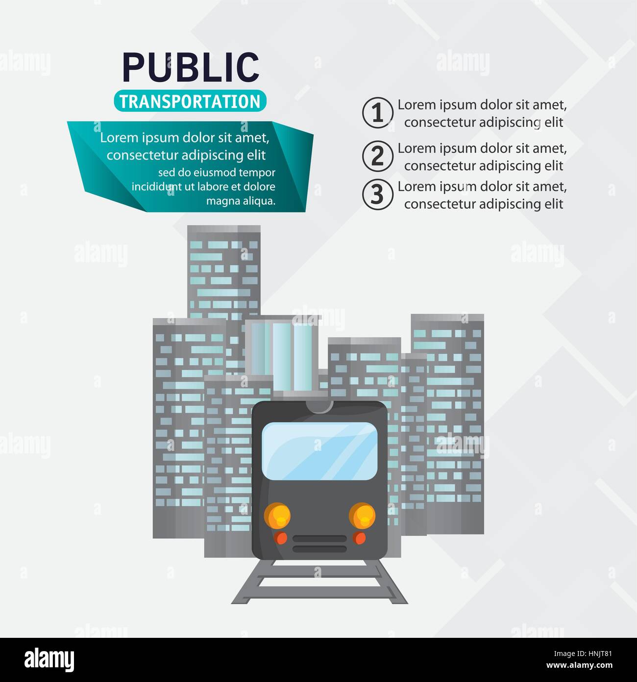train passenger public transport urban infographic vector illustration ...