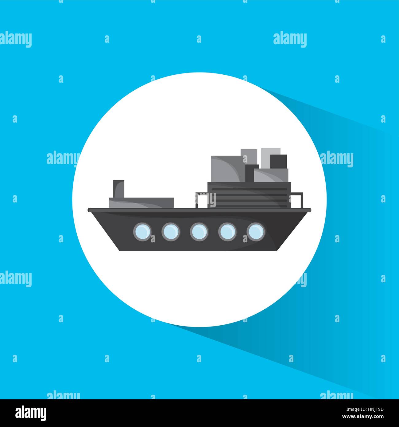 ship cargo container transport vector illustration eps 10 Stock Vector ...