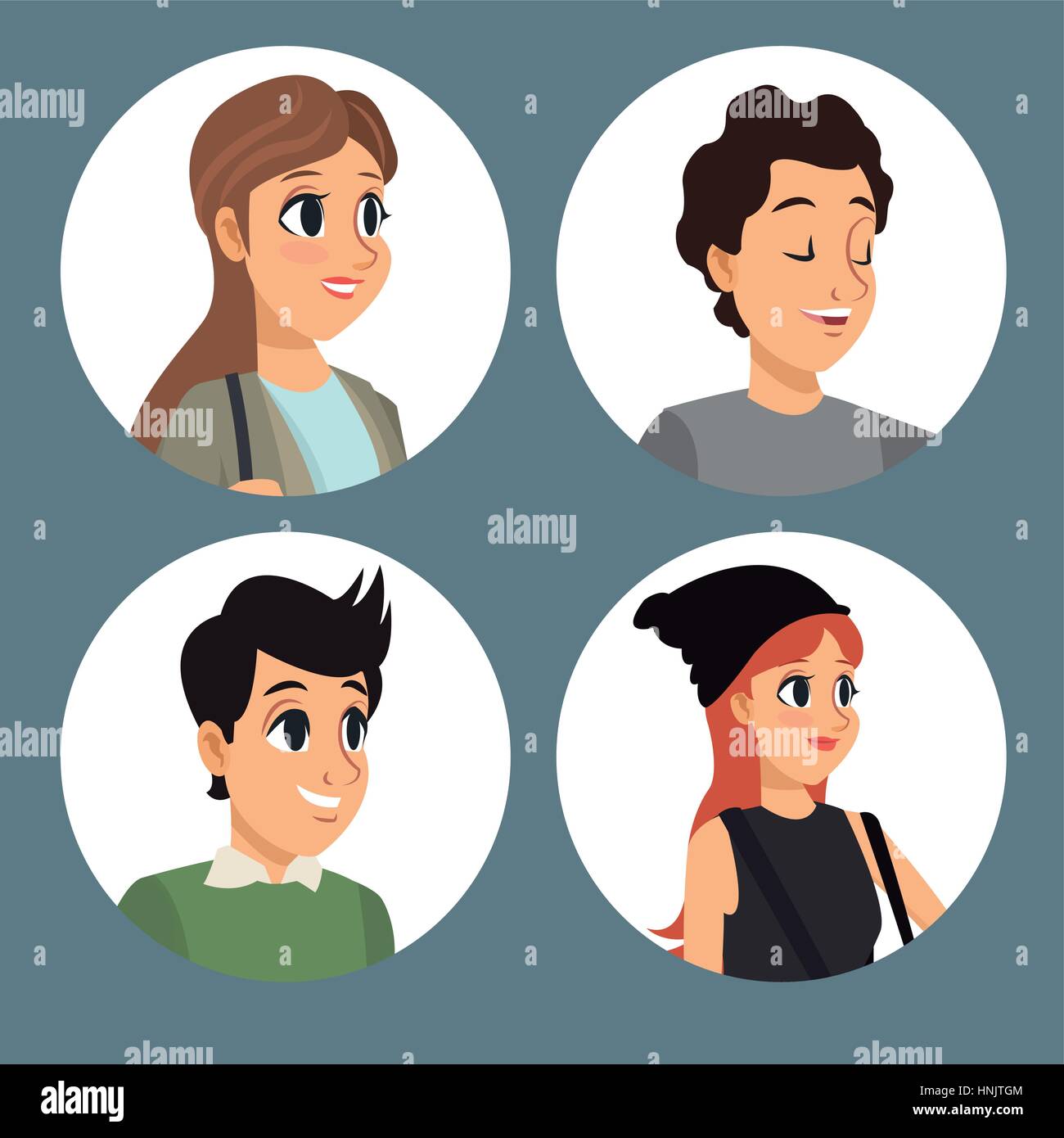 group people communication dialog round icons vector illustration eps ... group people communication dialog round icons vector illustration eps ...