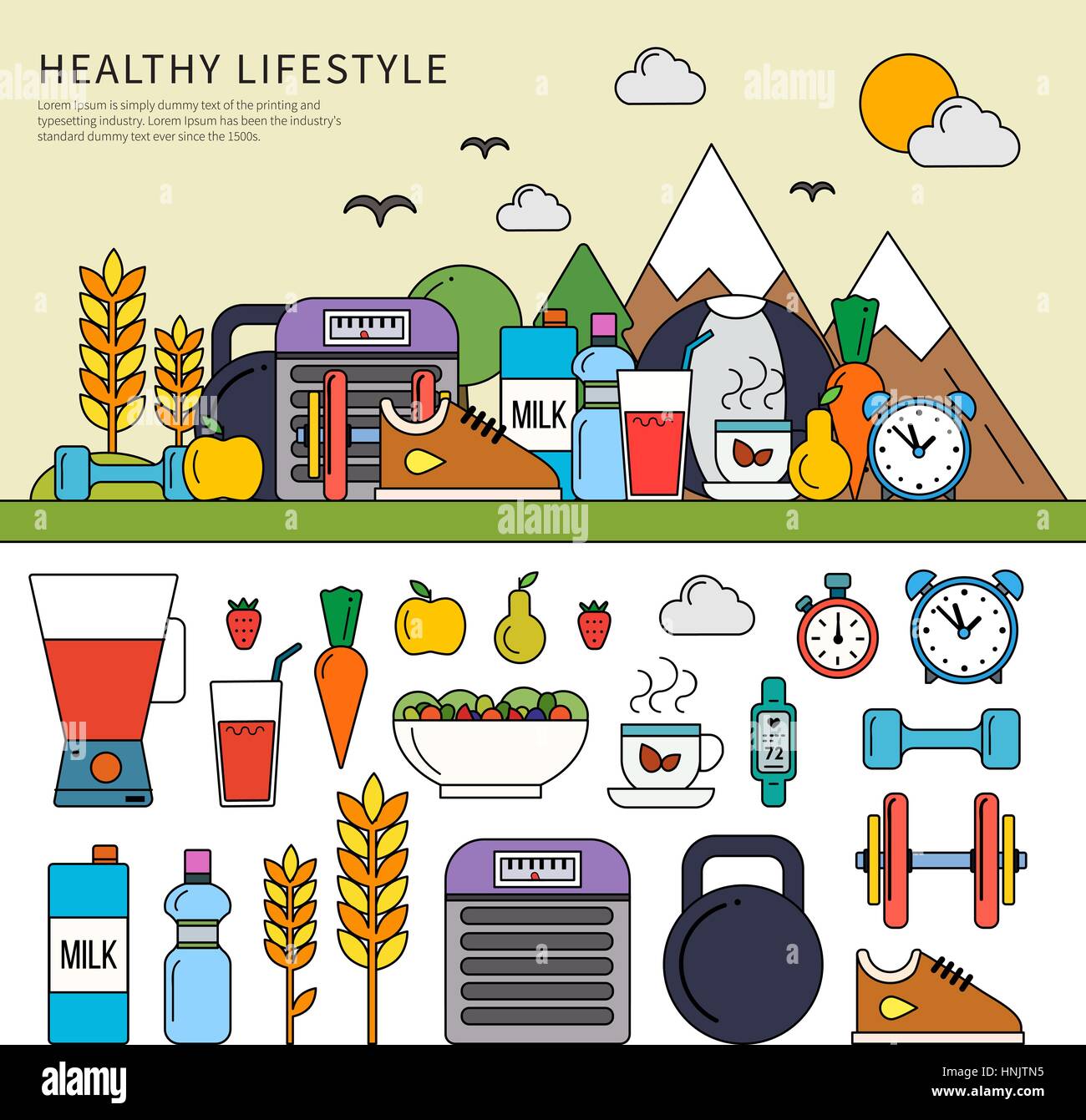 Milk sports Stock Vector Images - Alamy