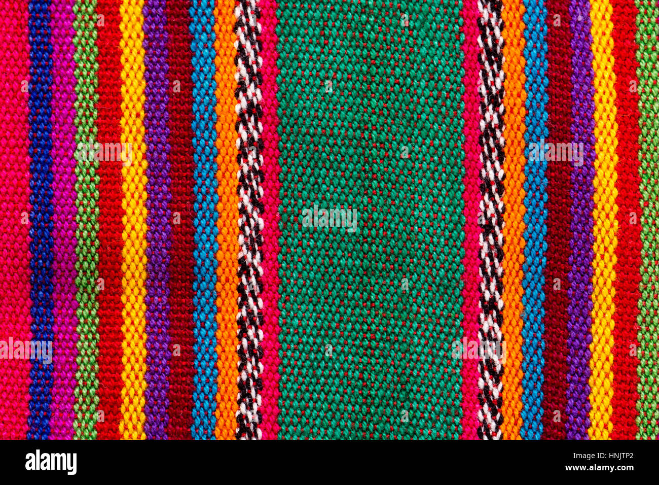 Original fabric Mayan tribes in colorful stripes for texture or ...