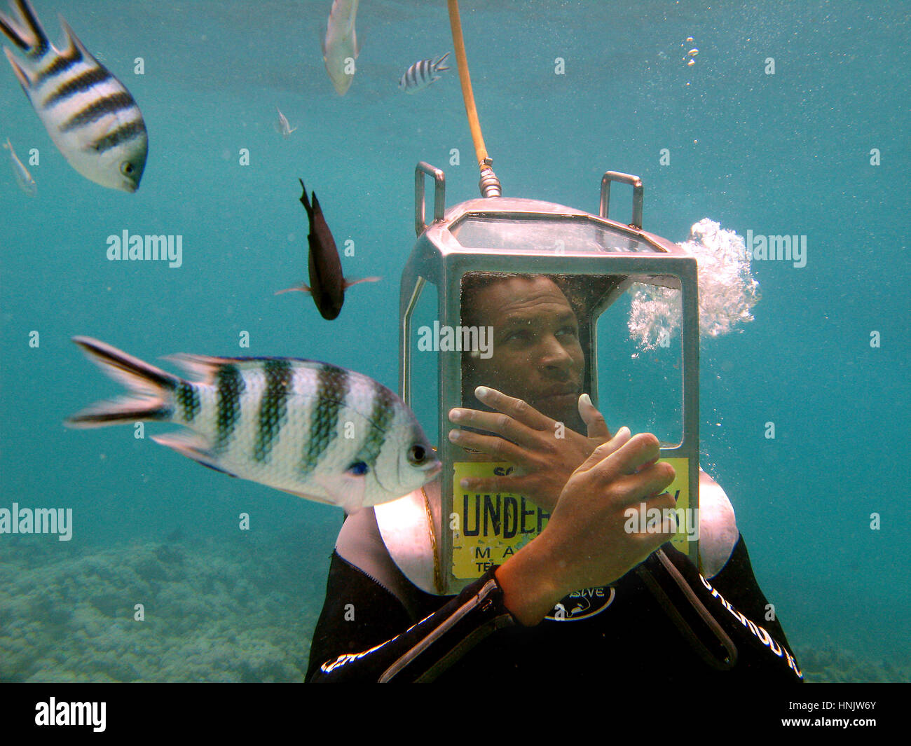 Mauritius, underseawalk, Grand Baie Stock Photo - Alamy