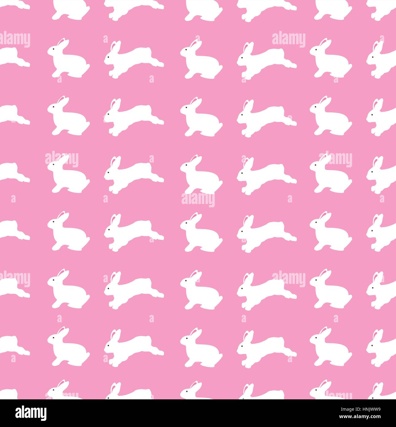 vector illustration of bunnies seamless background Stock Vector Image ...