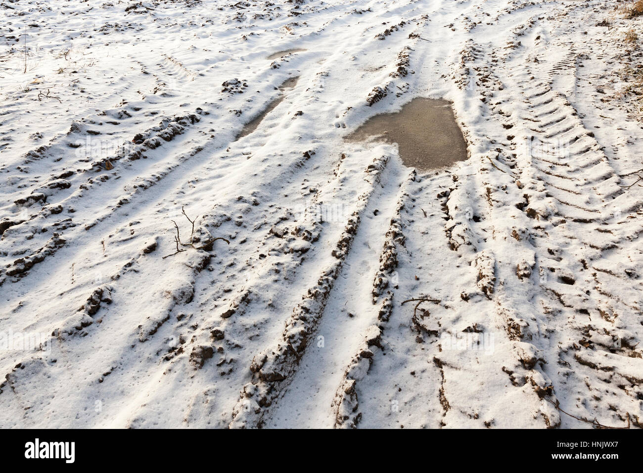 land covered with snow Stock Photo - Alamy