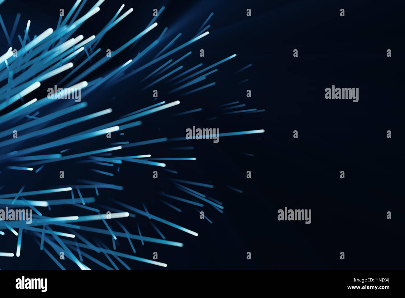 Abstract particles background, explosion with particles and light beam ...