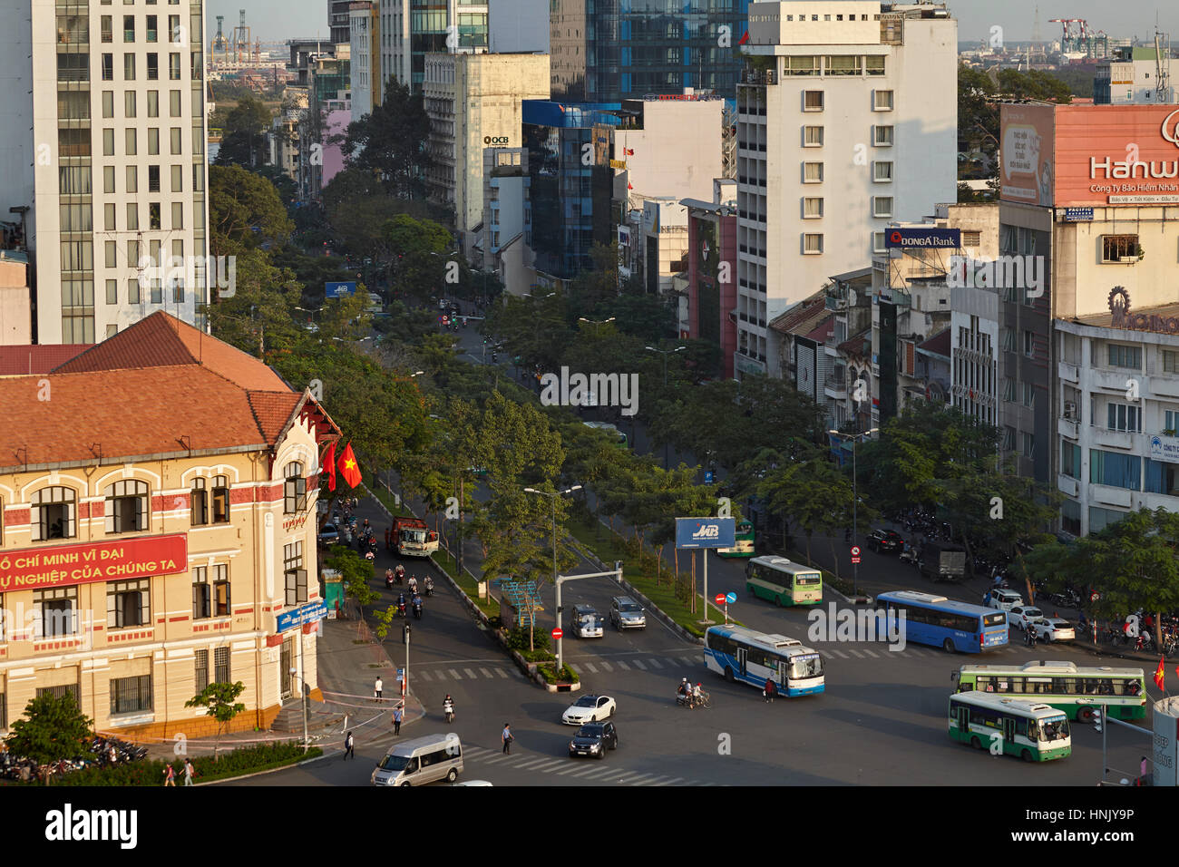 Saigon Railways Company Headquarters, Ben Thanh roundabout, Ho Chi Minh ...