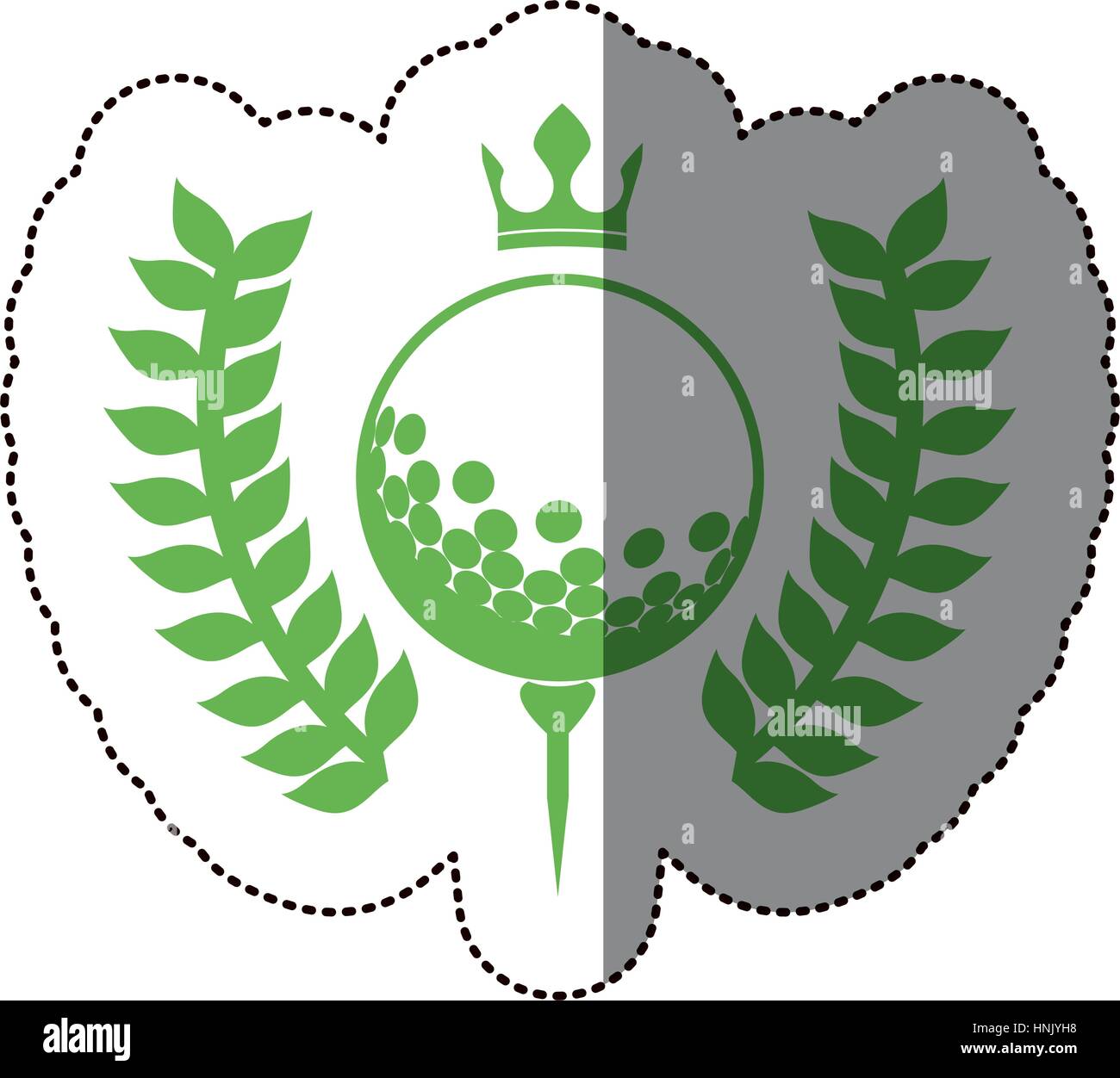 symbol golf emblem icon image, vector illustration Stock Vector Image ...