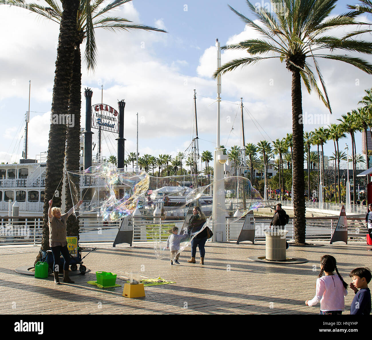 Bubble lady hi-res stock photography and images - Alamy