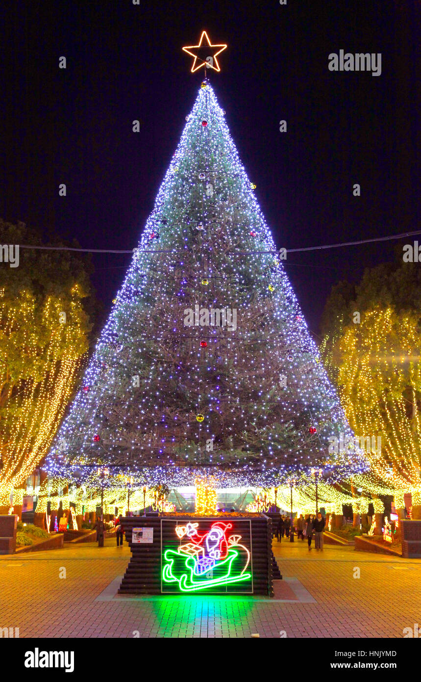 The Tama Center Illuminations Tama city Tokyo Japan Stock Photo - Alamy