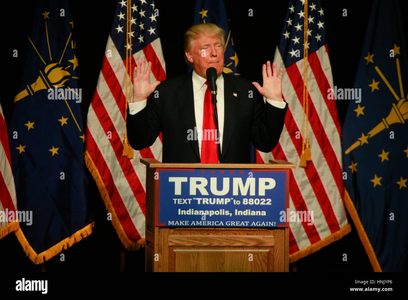 04202016 - Indianapolis, Indiana, USA: United States presidential ...