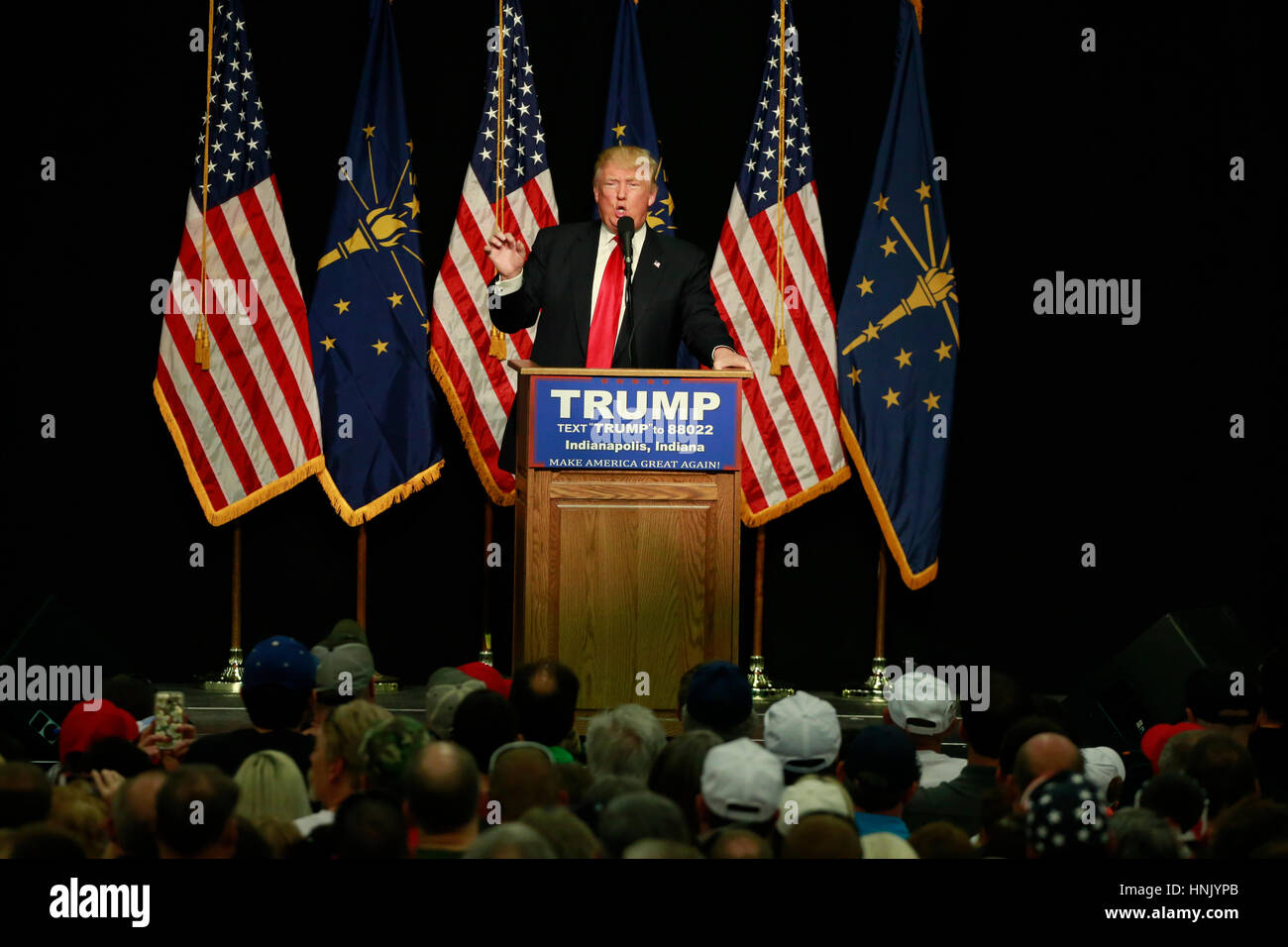 04202016 - Indianapolis, Indiana, USA: United States presidential ...
