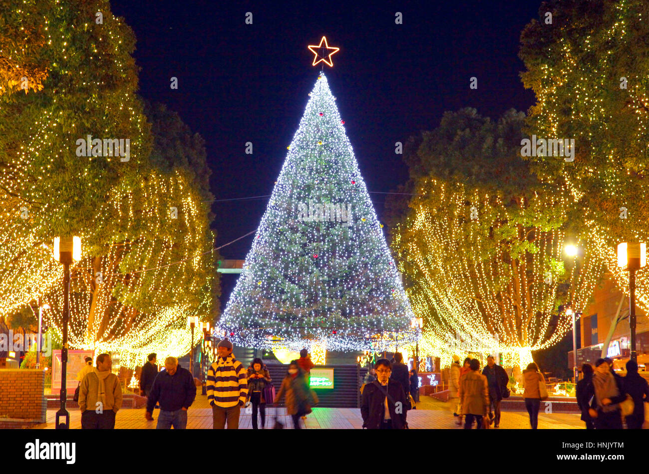 The Tama Center Illuminations Tama city Tokyo Japan Stock Photo - Alamy