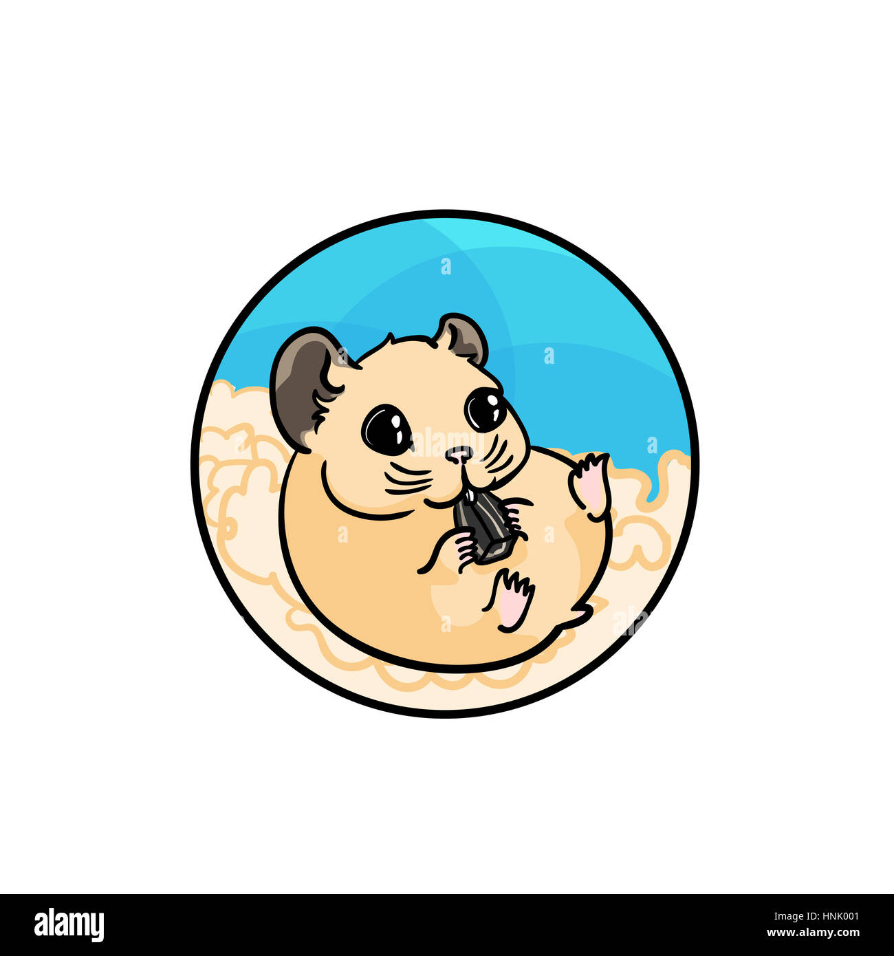 Hamster drawing Cut Out Stock Images & Pictures - Alamy