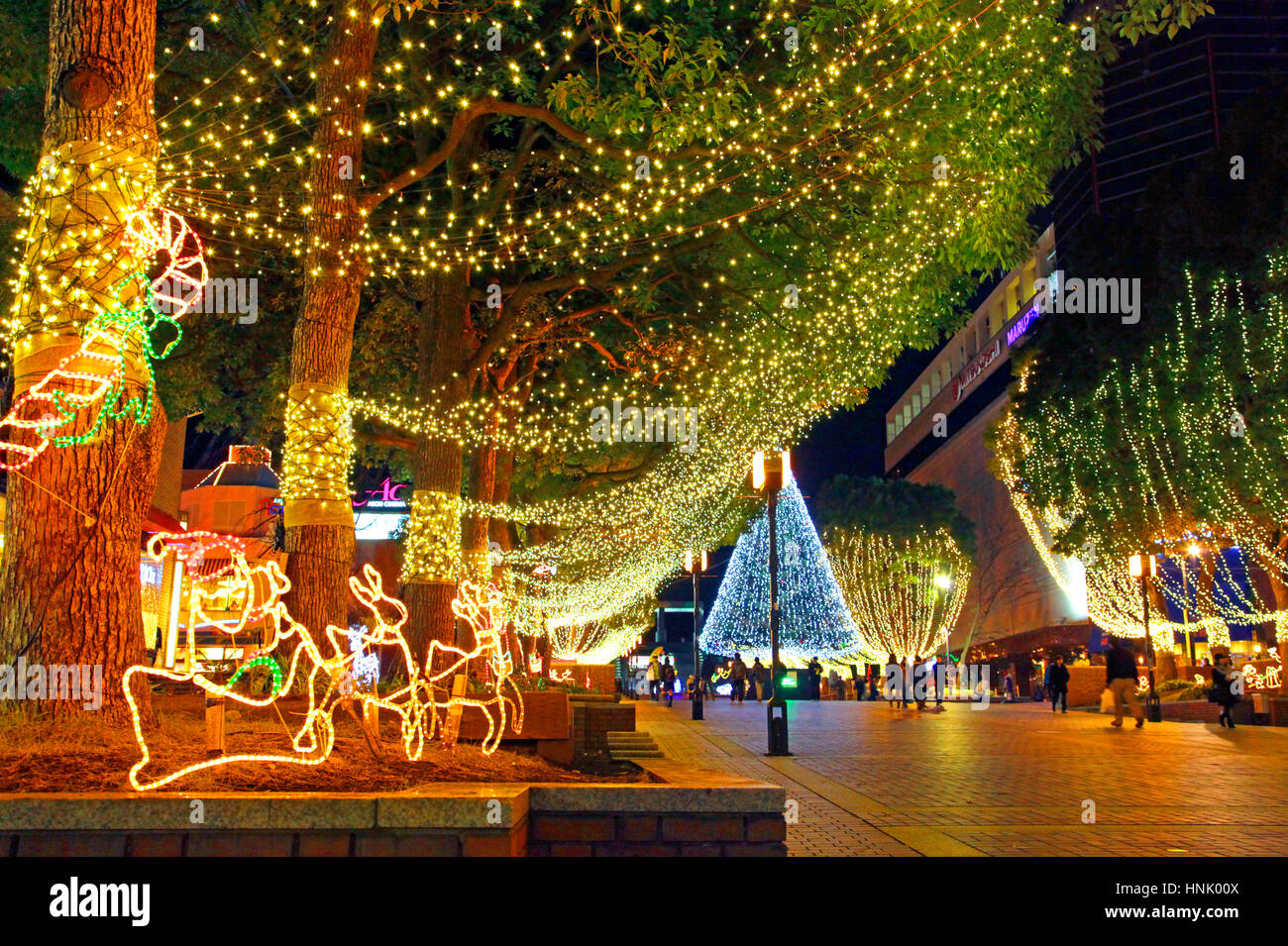 The Tama Center Illuminations Tama city Tokyo Japan Stock Photo - Alamy