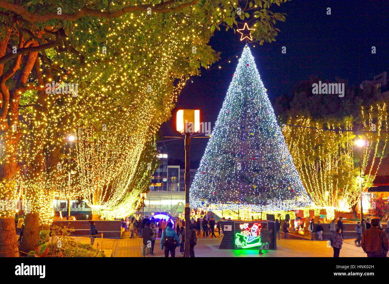 The Tama Center Illuminations Tama city Tokyo Japan Stock Photo - Alamy
