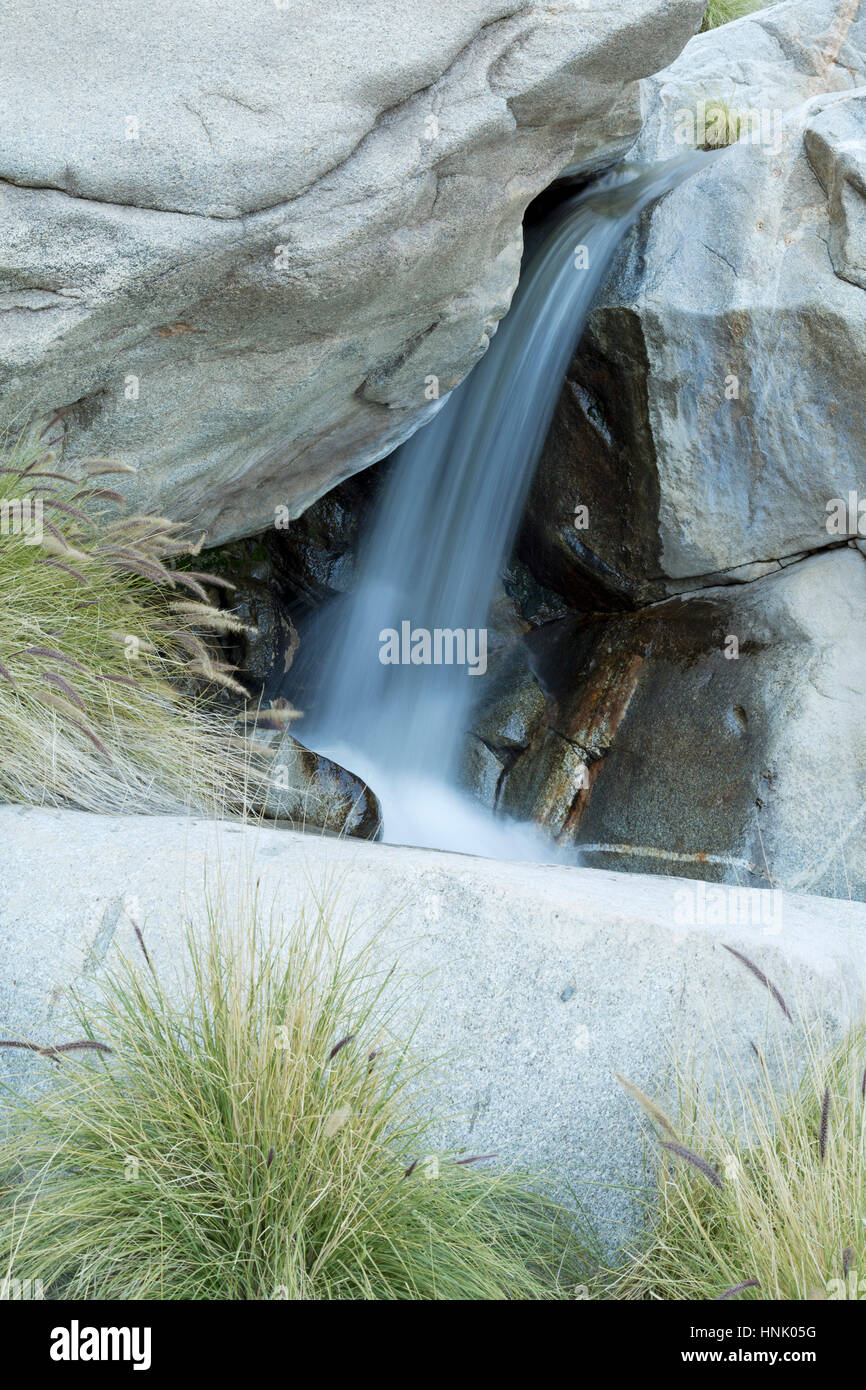 Waterfall in Borrego Palm Canyon, Anza Borrego Desert State Park ...