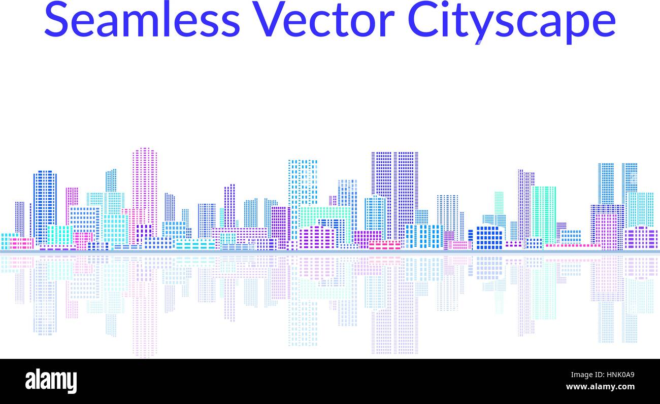Seamless Landscape, City Stock Vector Image & Art - Alamy