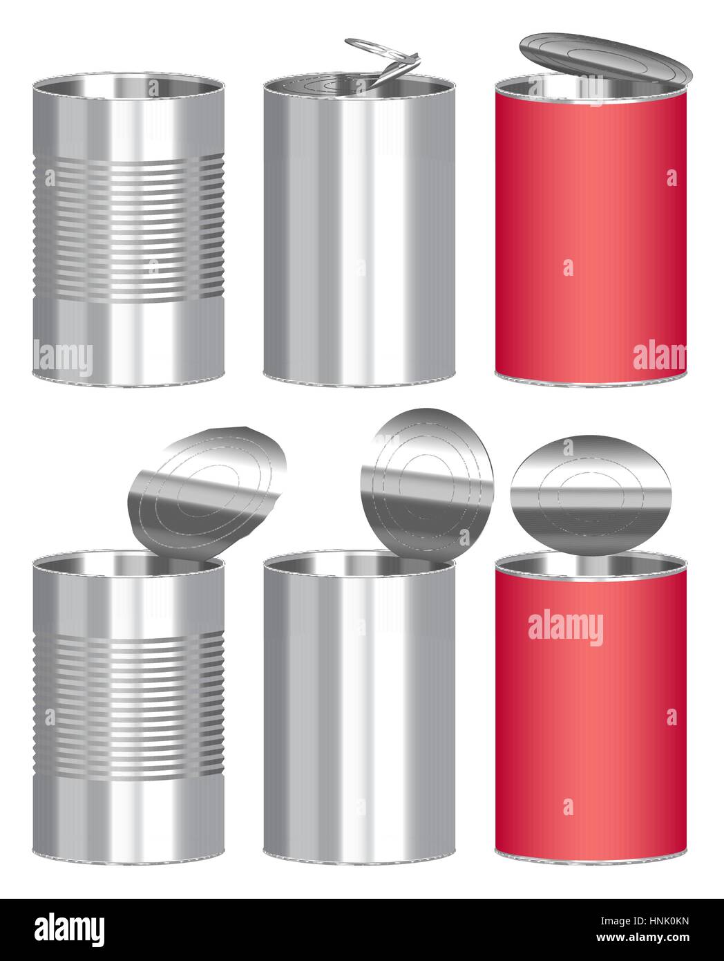 Food cans box Stock Vector Images - Alamy