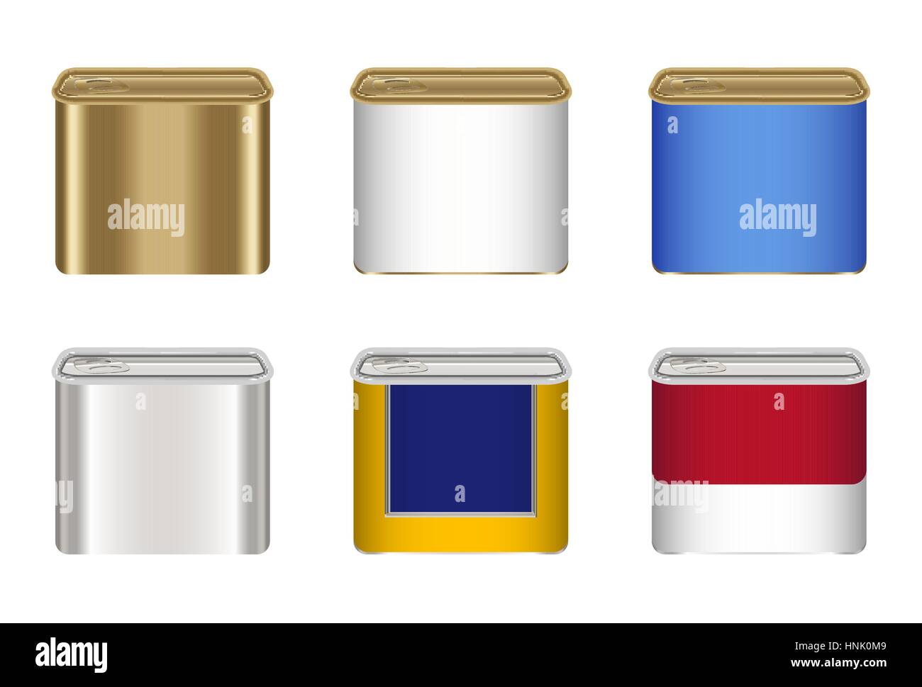 Kitchen fish tin Stock Vector Images - Alamy