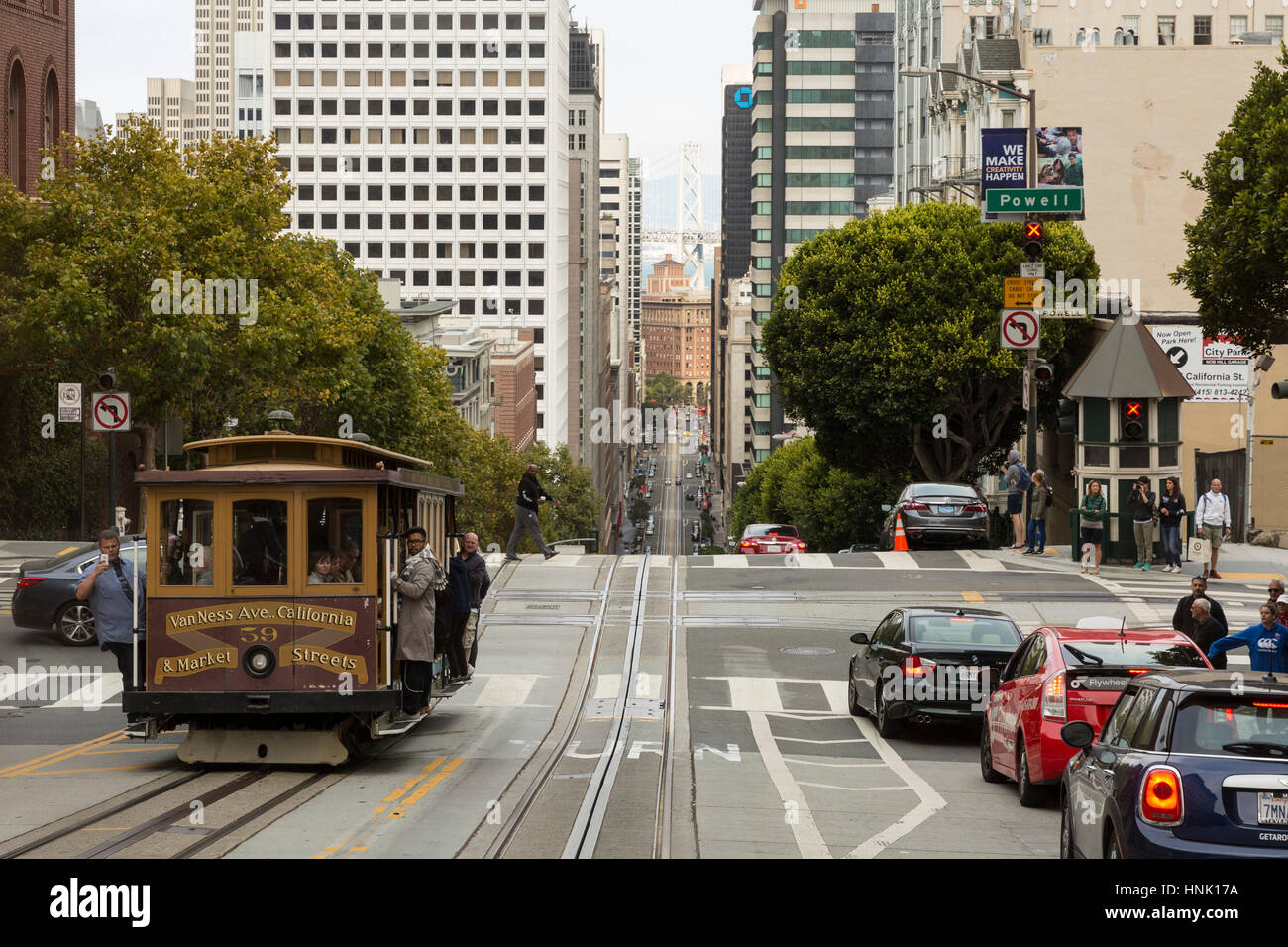 California St Cable Car Stops