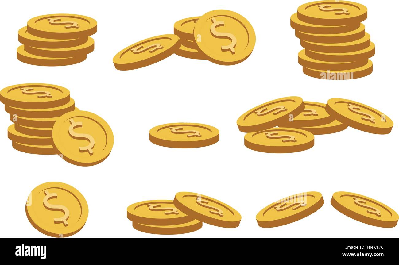 Gold treasure vector Stock Vector Images - Alamy