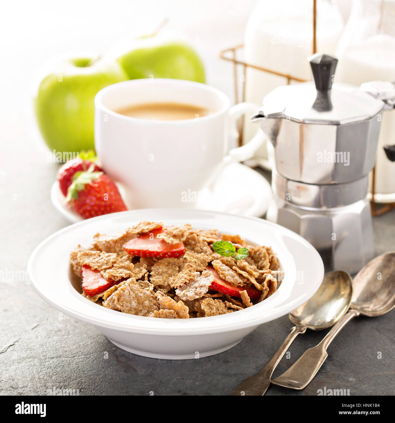 Multigrain wholewheat healthy cereals hi-res stock photography and ...