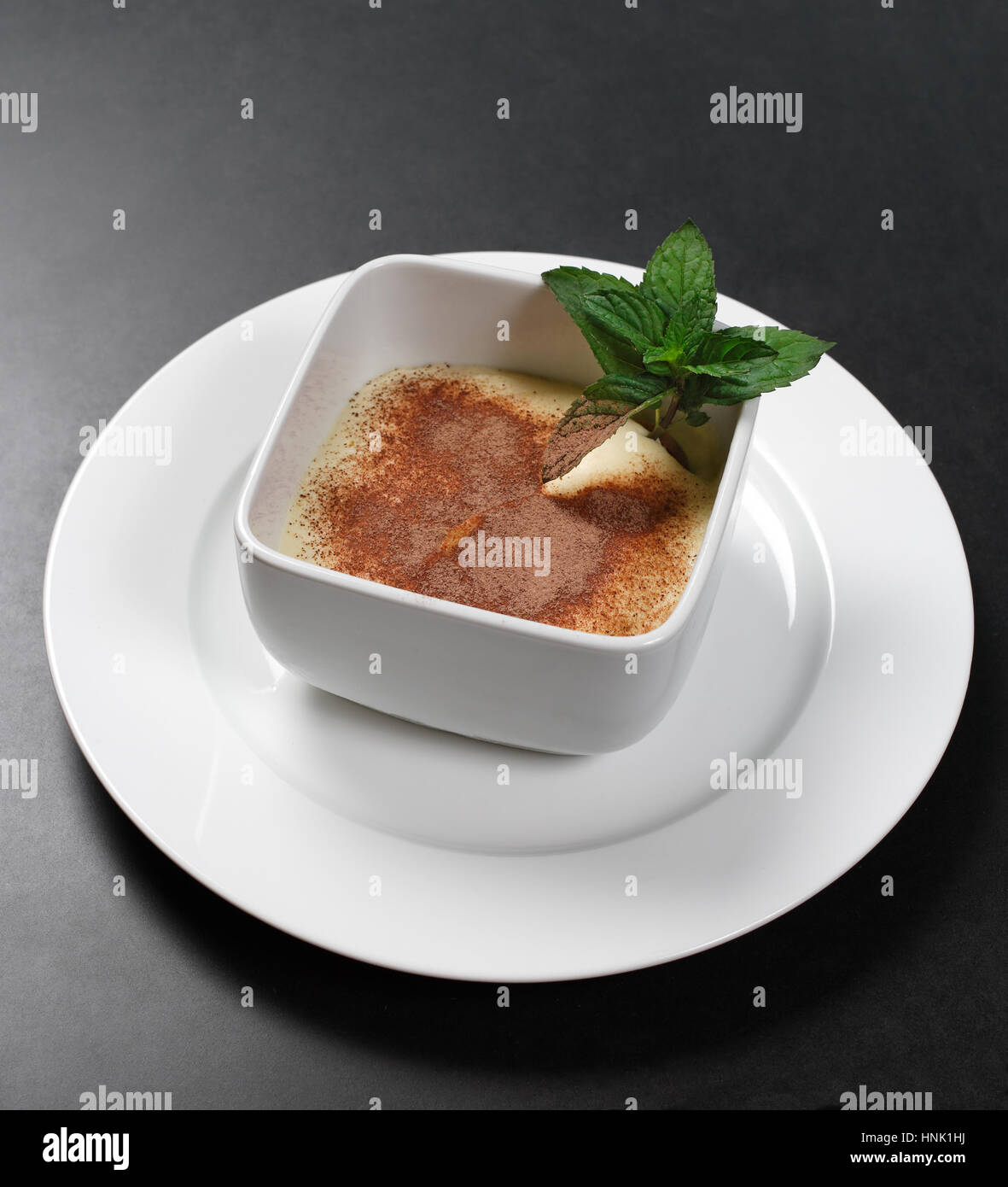 Photo of a bowl of delicious Tiramisu Stock Photo - Alamy
