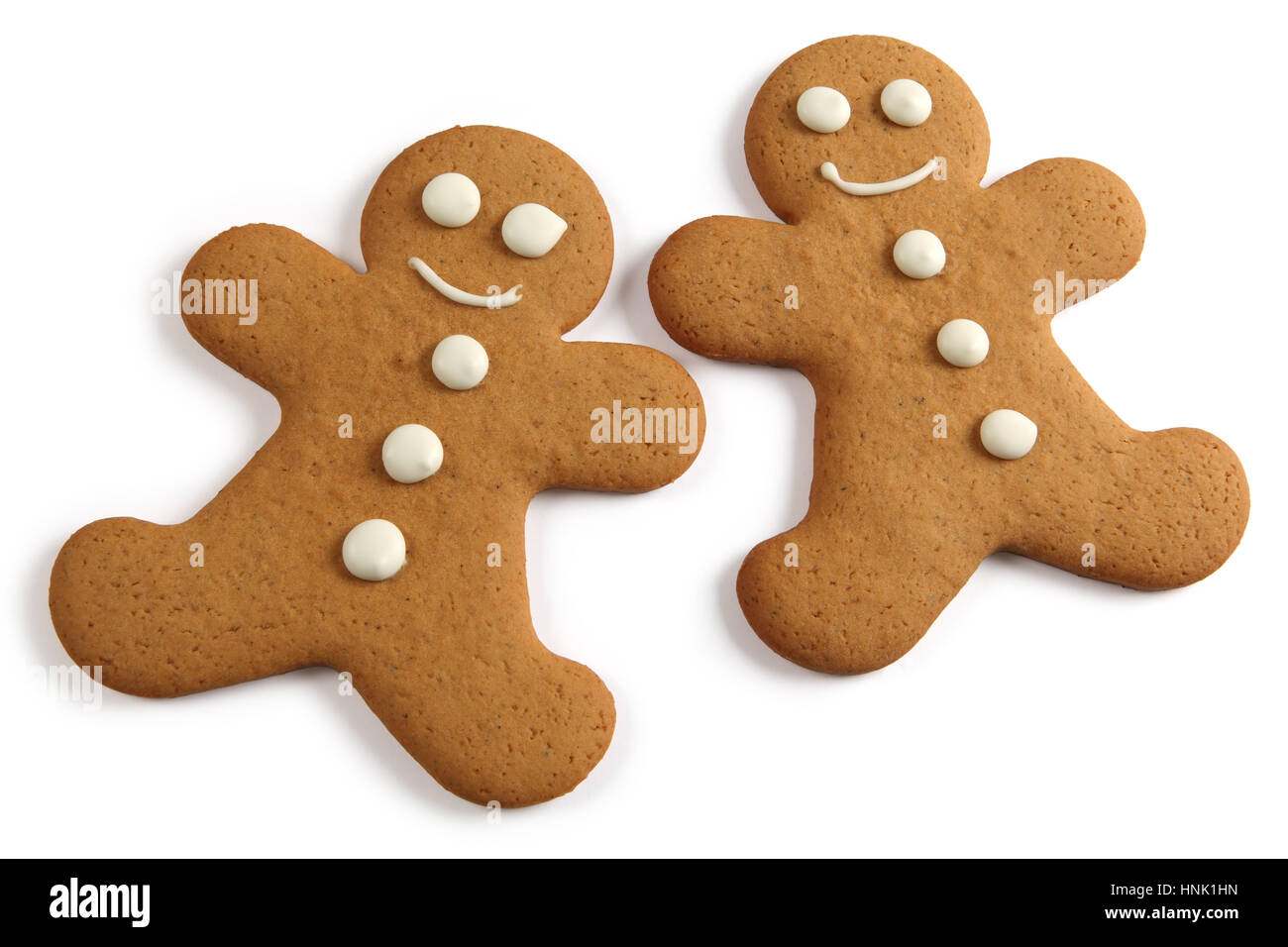 Gingerbread man face Cut Out Stock Images & Pictures - Alamy