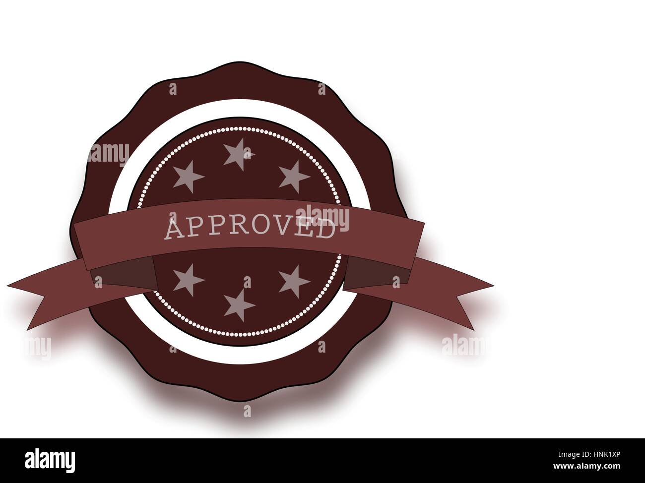 Warning stamp sign round Stock Vector Images - Alamy