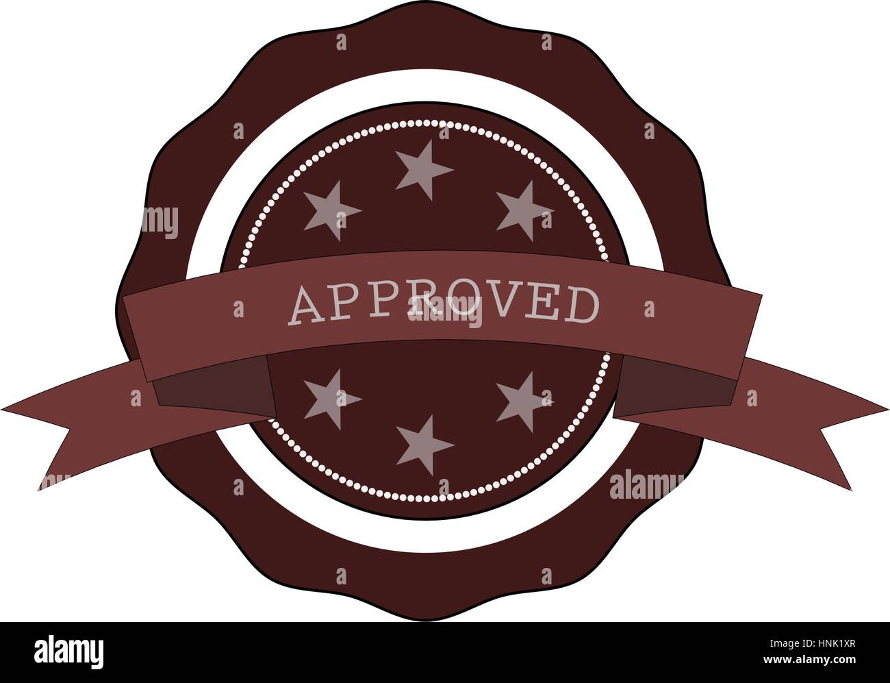 Warning stamp sign round Stock Vector Images - Alamy