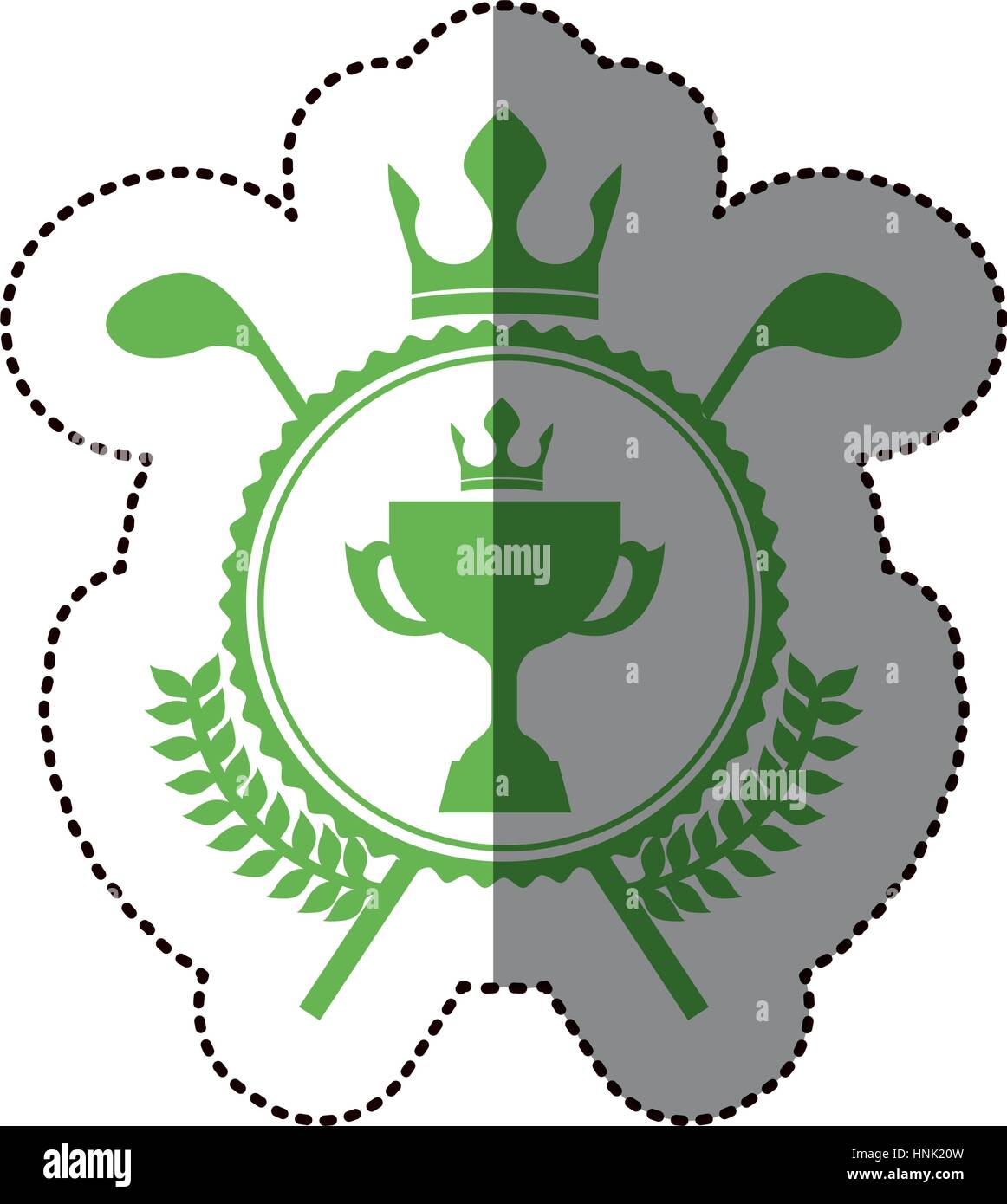 symbol golf emblem icon image, vector illustration Stock Vector Image ...