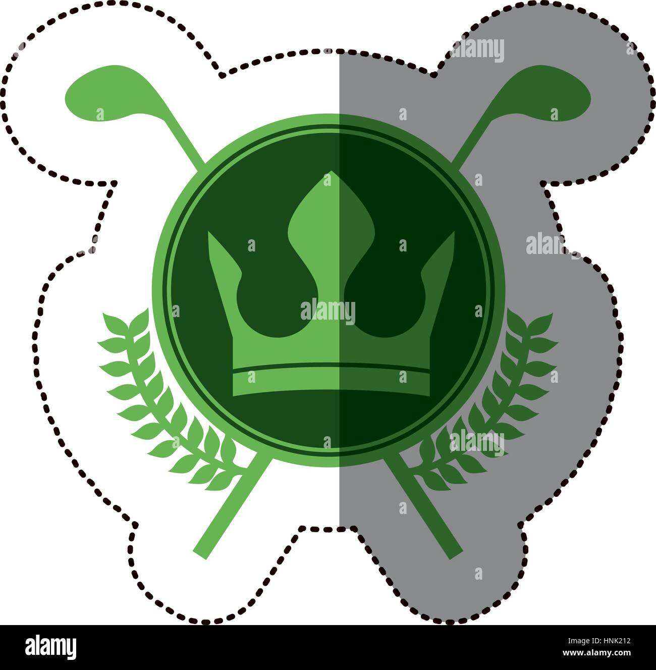 symbol golf emblem icon image, vector illustration Stock Vector Image ...