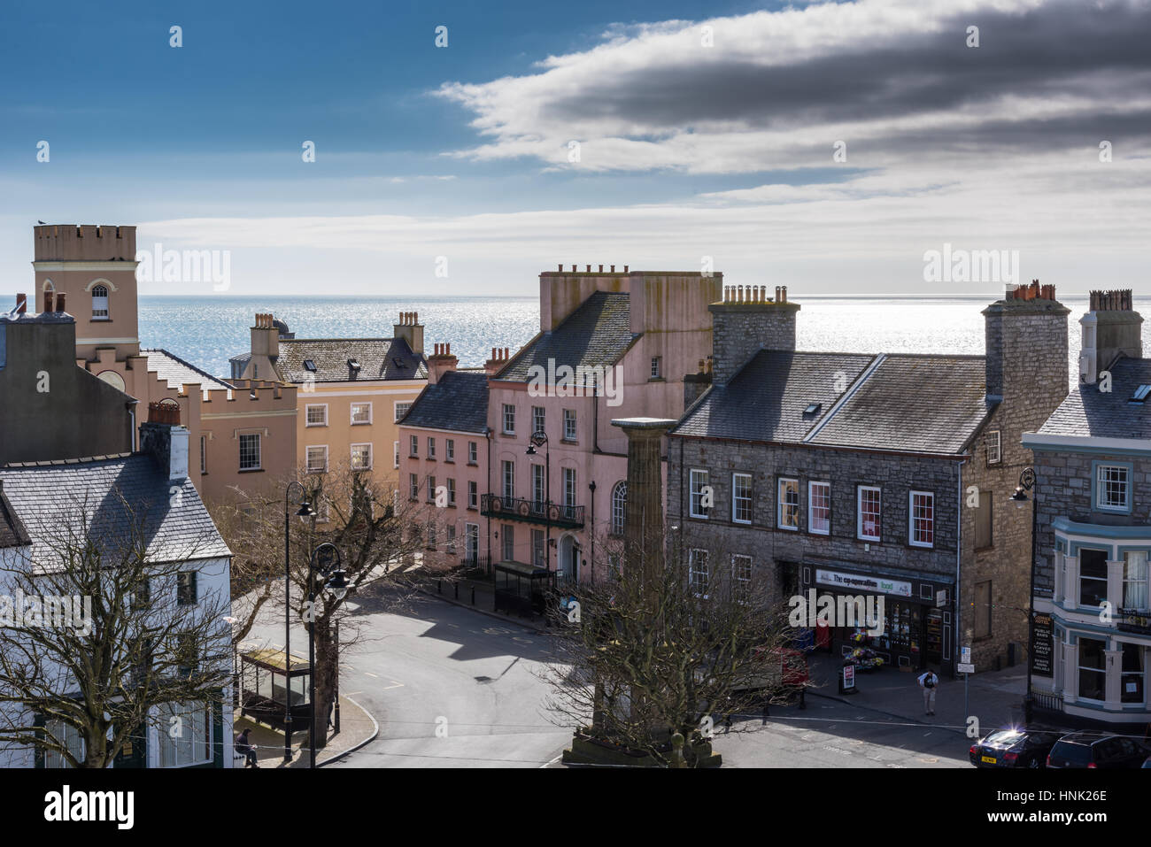 Castletown square hi-res stock photography and images - Alamy