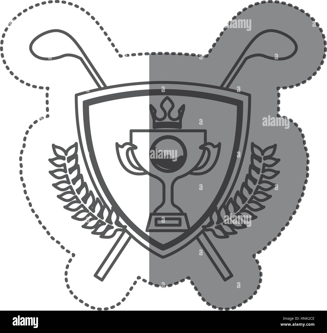 symbol golf emblem icon image, vector illustration Stock Vector Image ...