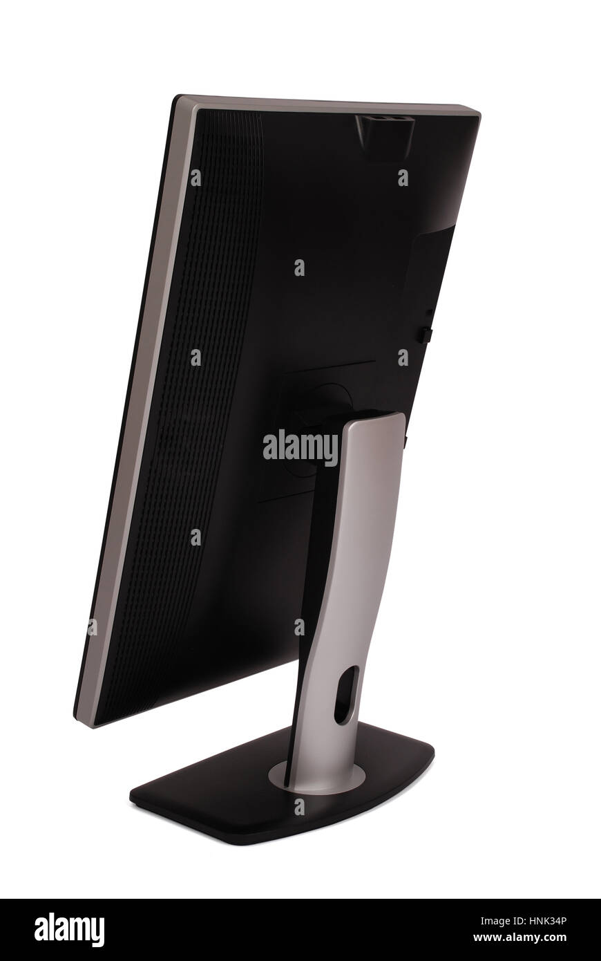 Black PC monitor white background with soft shadow (Clipping path Stock ...