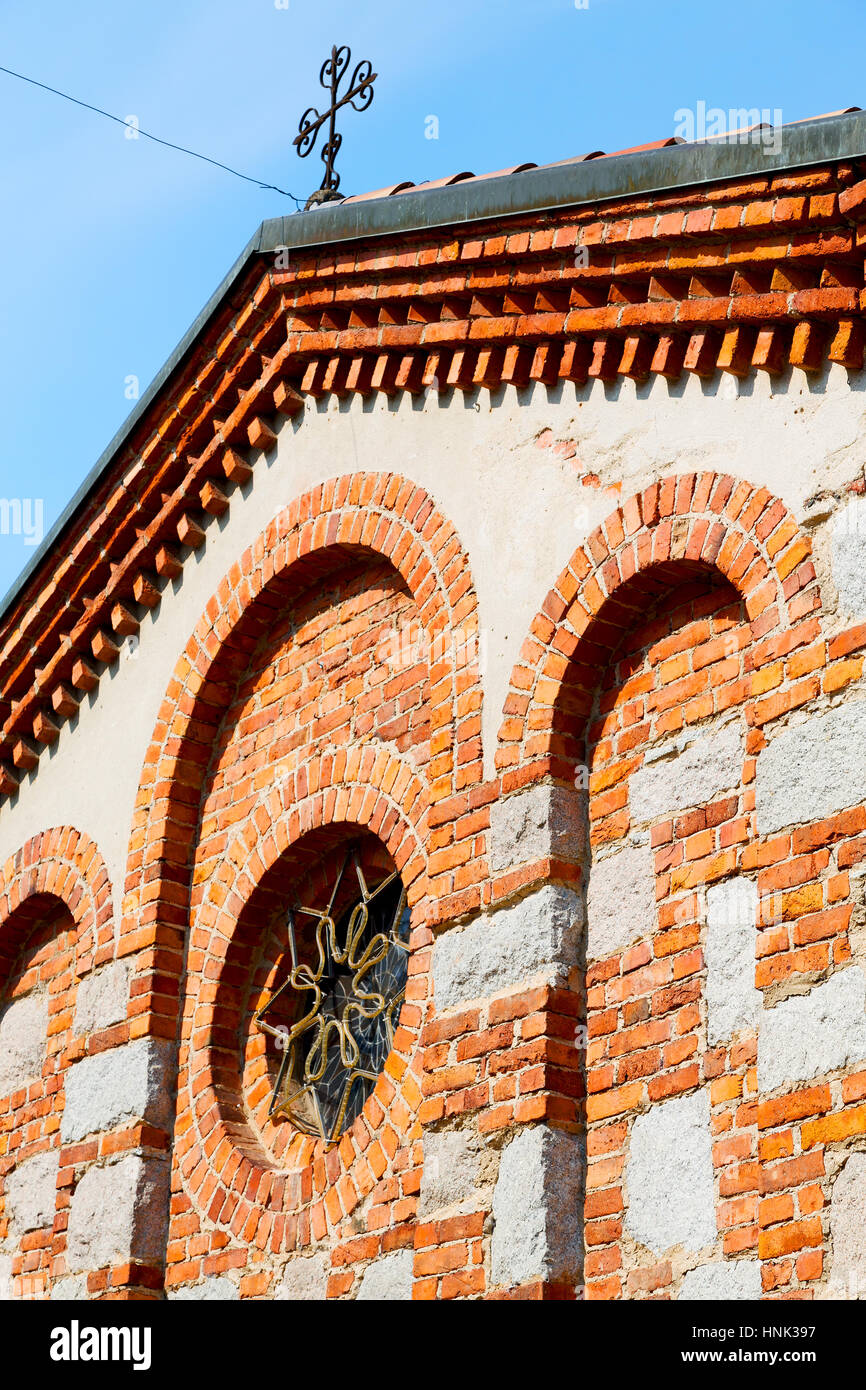 in italy antique historical medieval decoration wall and window Stock ...